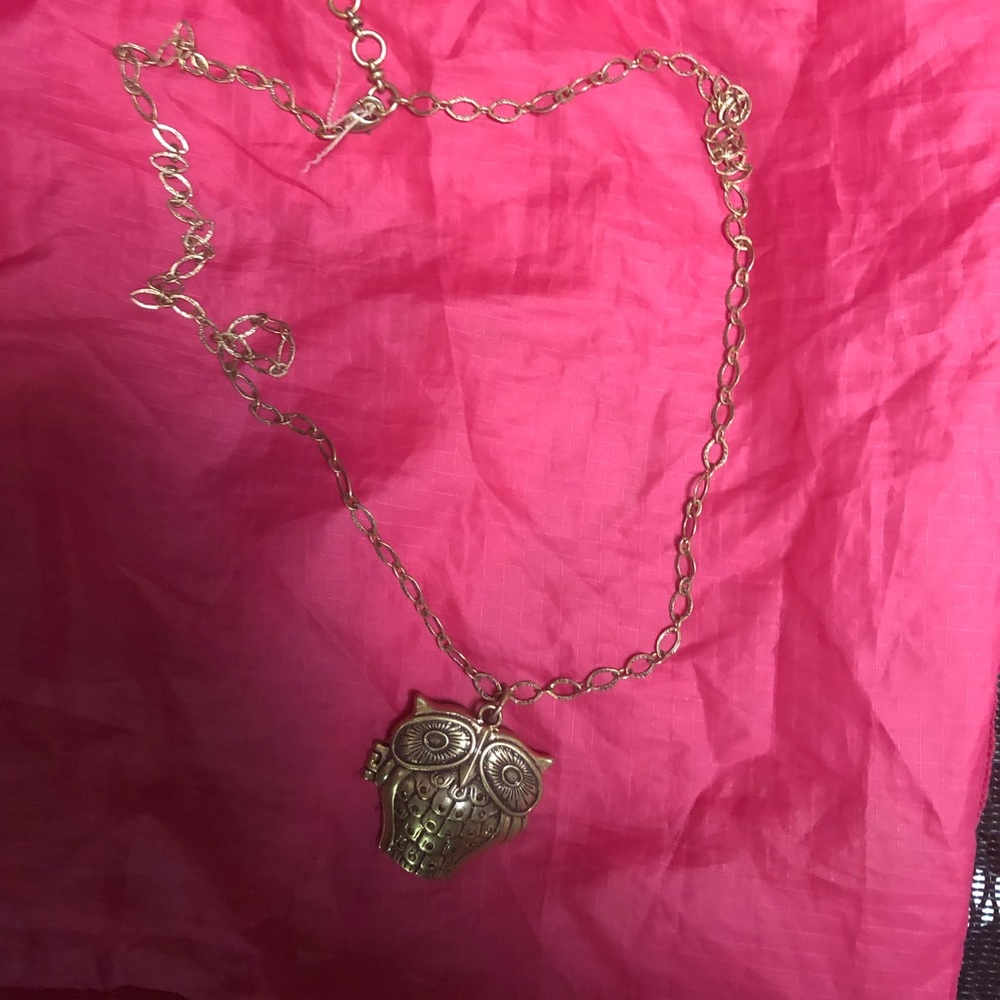 Rare! Vintage Lucky Brand Owl Locket Necklace- 508 $4… - Gem